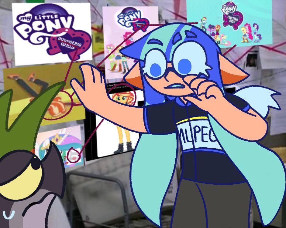 #3464981 - safe, artist:toothpaste_spl, oc, inkling, equestria girls, g4, barely pony related ...