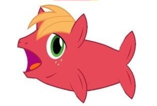 #3467541 - safe, big macintosh, fish, g4, big mac's big mouth, big ...