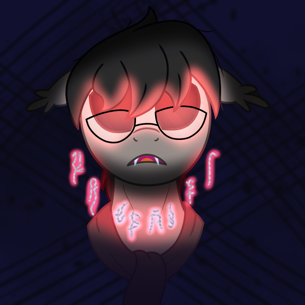 #3455154 - safe, artist:mightyshockwave, oc, oc only, oc:cornerstone, bat pony, possessed ...