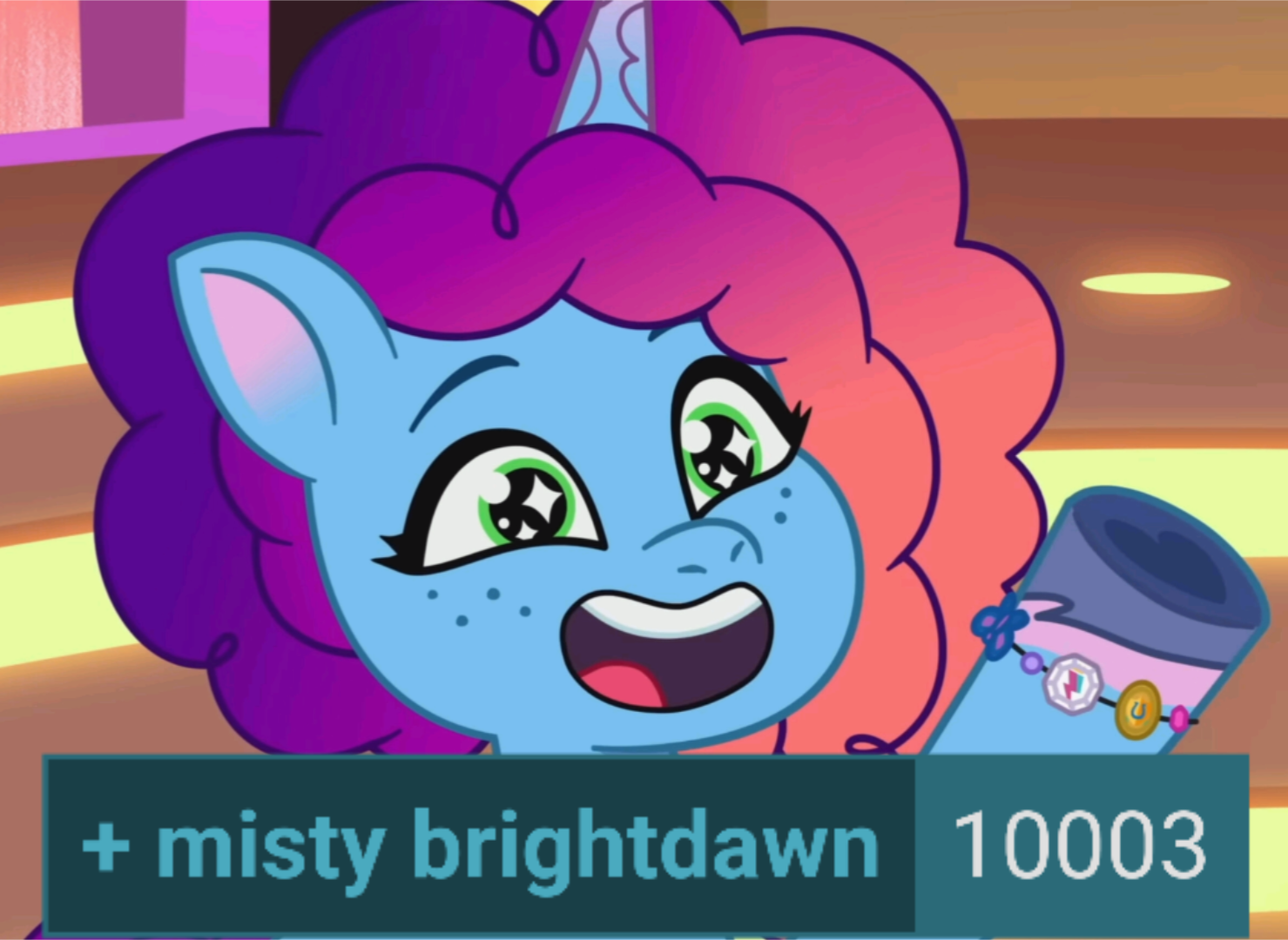 #3468132 - safe, misty brightdawn, pony, unicorn, derpibooru, g5, cute, female, grin, horn, mare ...