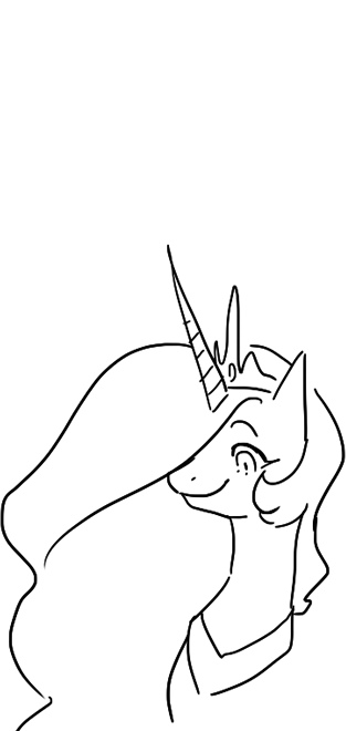 #3470485 - safe, artist:saturn cat, princess celestia, alicorn, pony ...