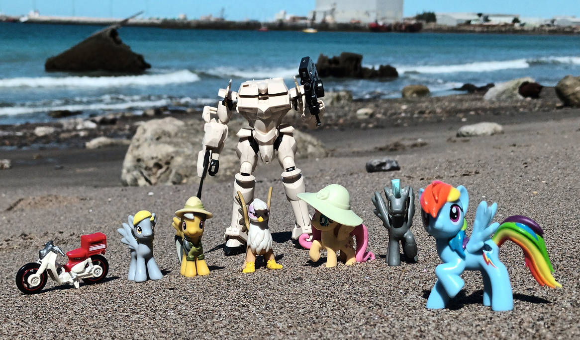 #3470752 - safe, artist:dingopatagonico, daring do, derpy hooves ...