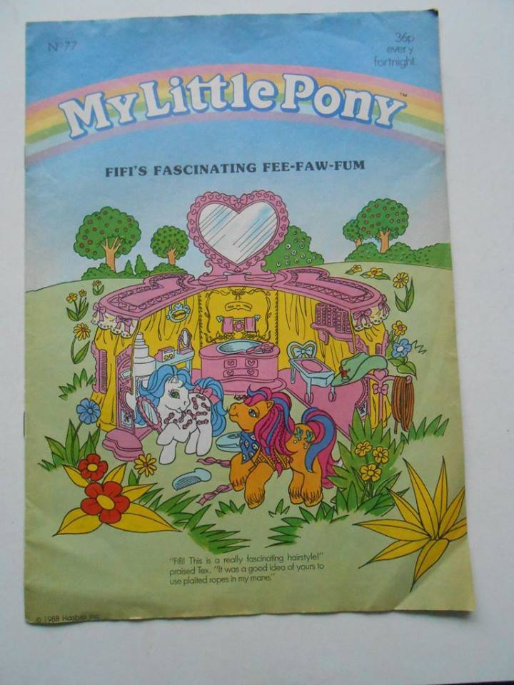 #3474371 - safe, official comic, fifi, tex, earth pony, pony, g1, my ...