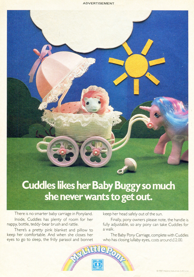 #3474384 - safe, official comic, baby cuddles, buttons (g1), earth pony ...