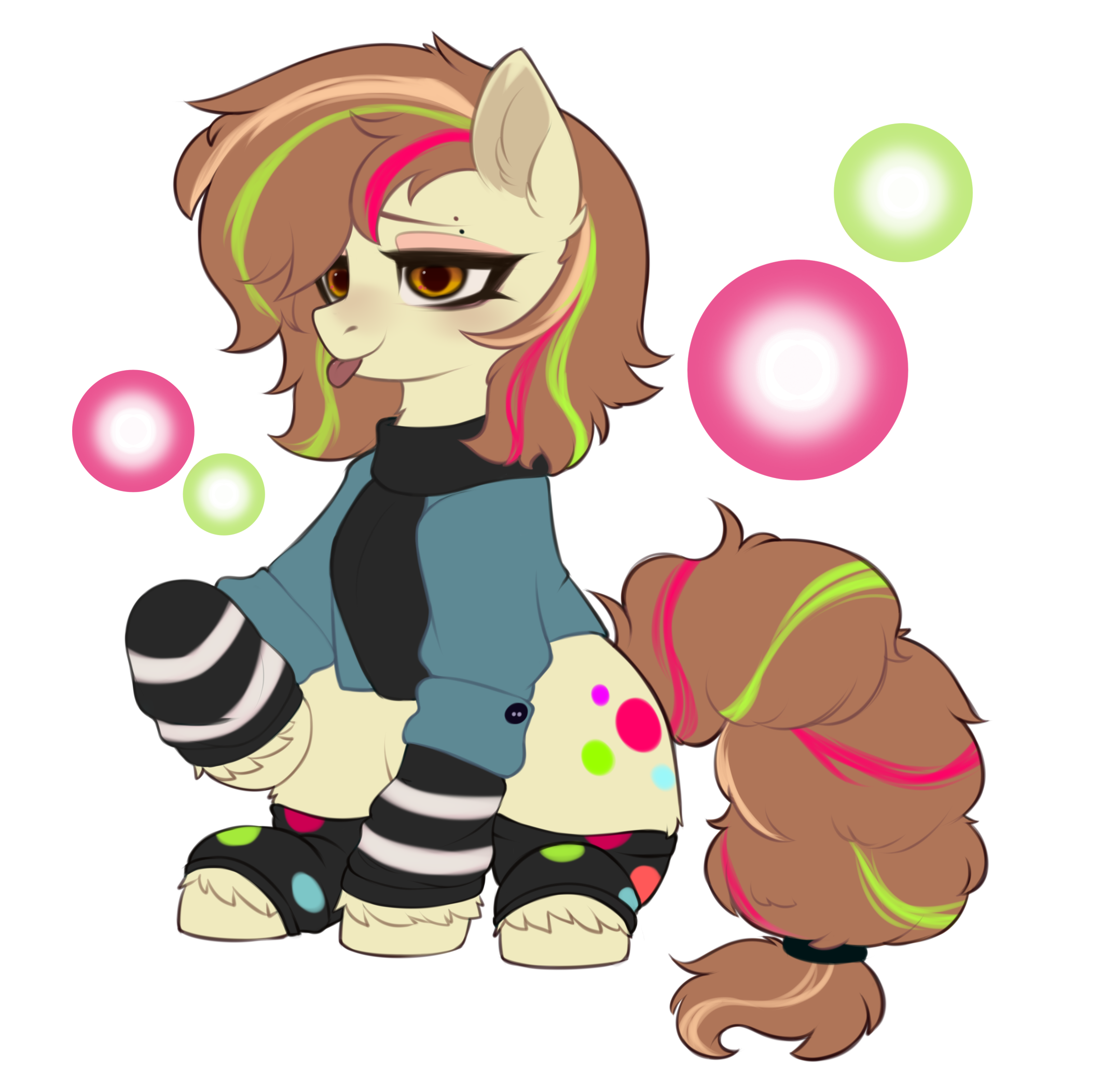 #3474690 - safe, artist:alunedoodle, oc, oc only, earth pony, pony, clothes, female, jacket ...
