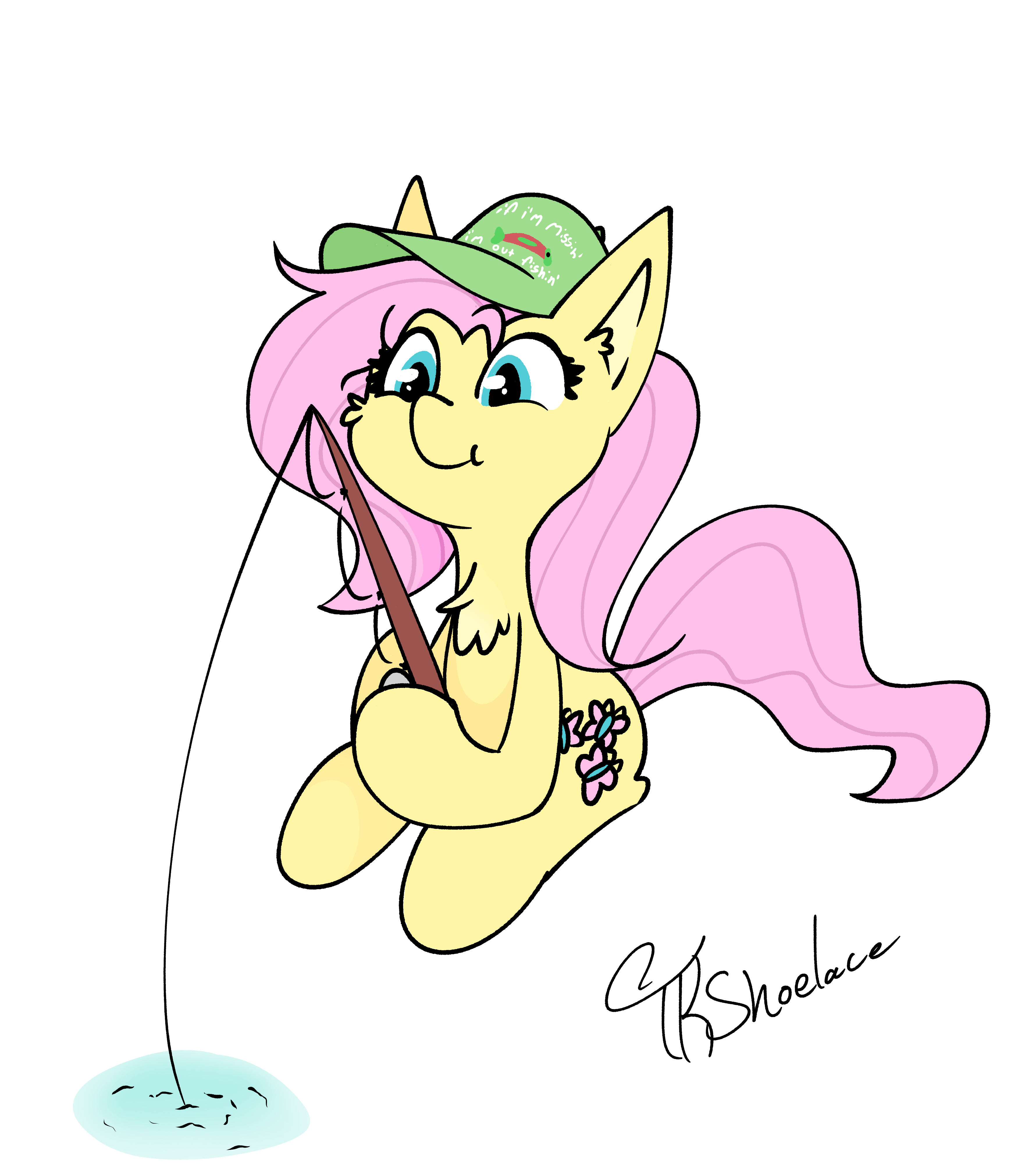 #3476259 - safe, artist:tkshoelace, fluttershy, pony, g4, chest fluff ...