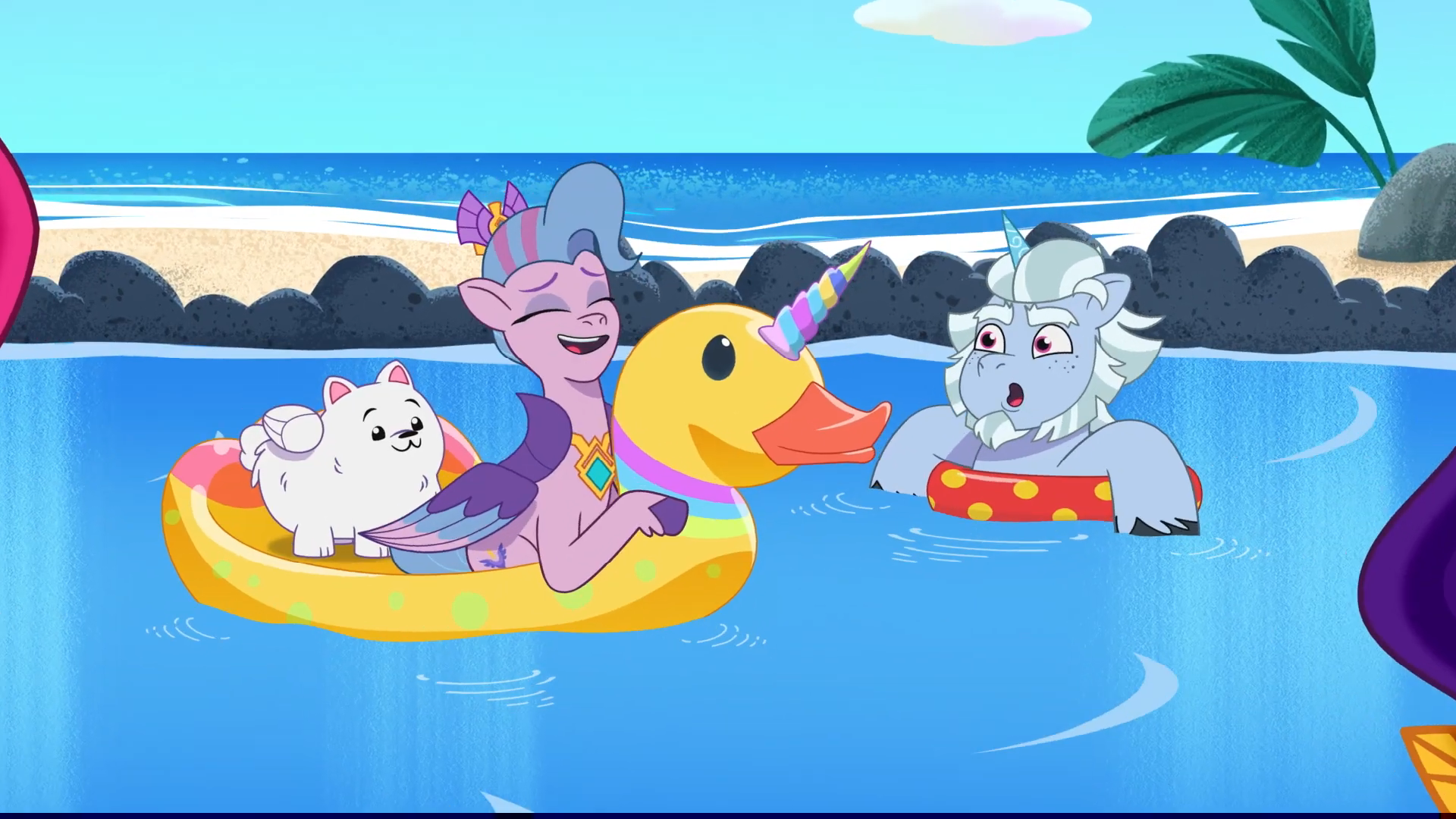 #3476491 - safe, screencap, alphabittle blossomforth, cloudpuff, queen ...