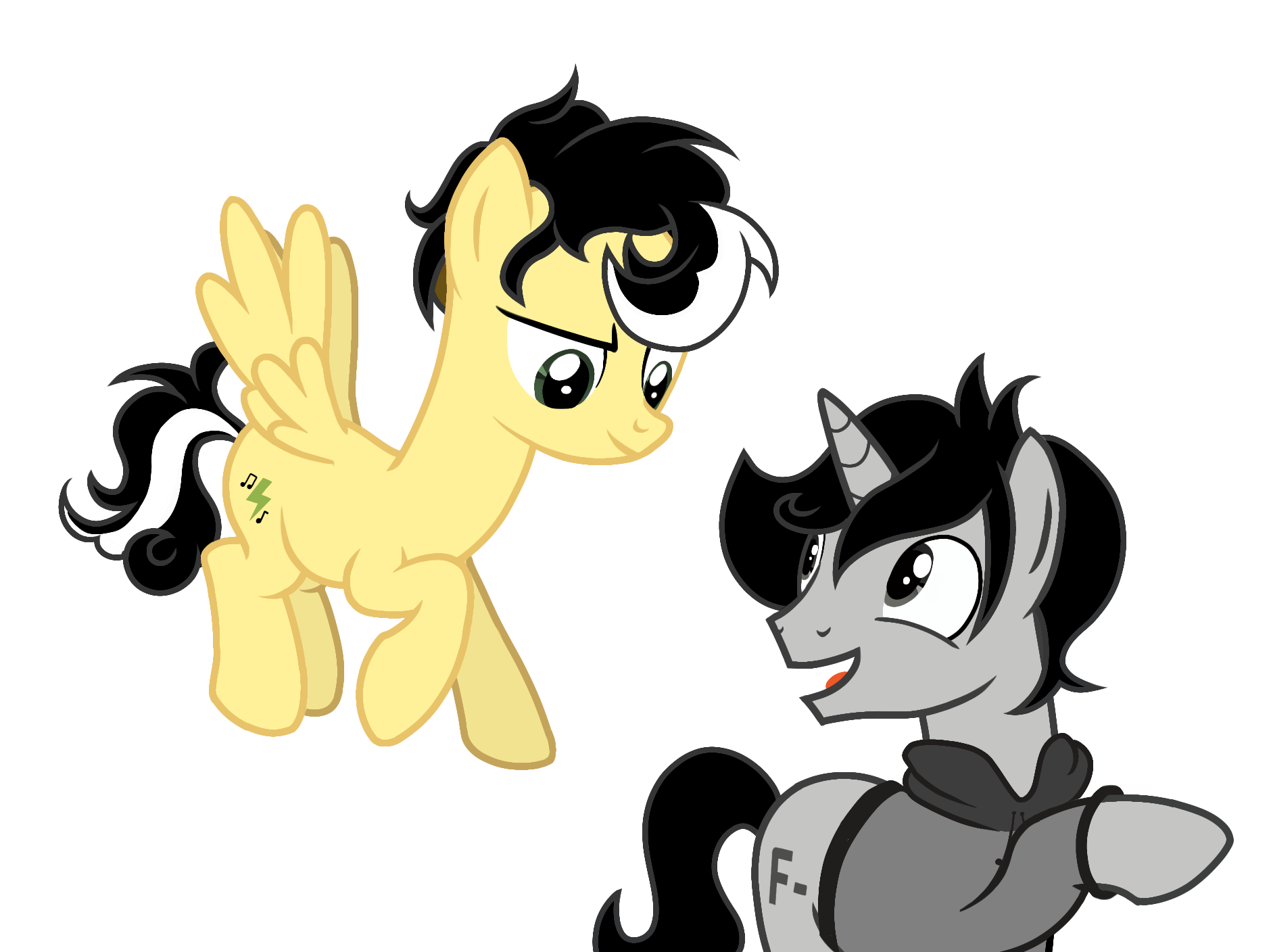 #3476589 - safe, artist:alicesponycorner, oc, oc:alice azalea, pegasus, pony, unicorn, eff minus ...