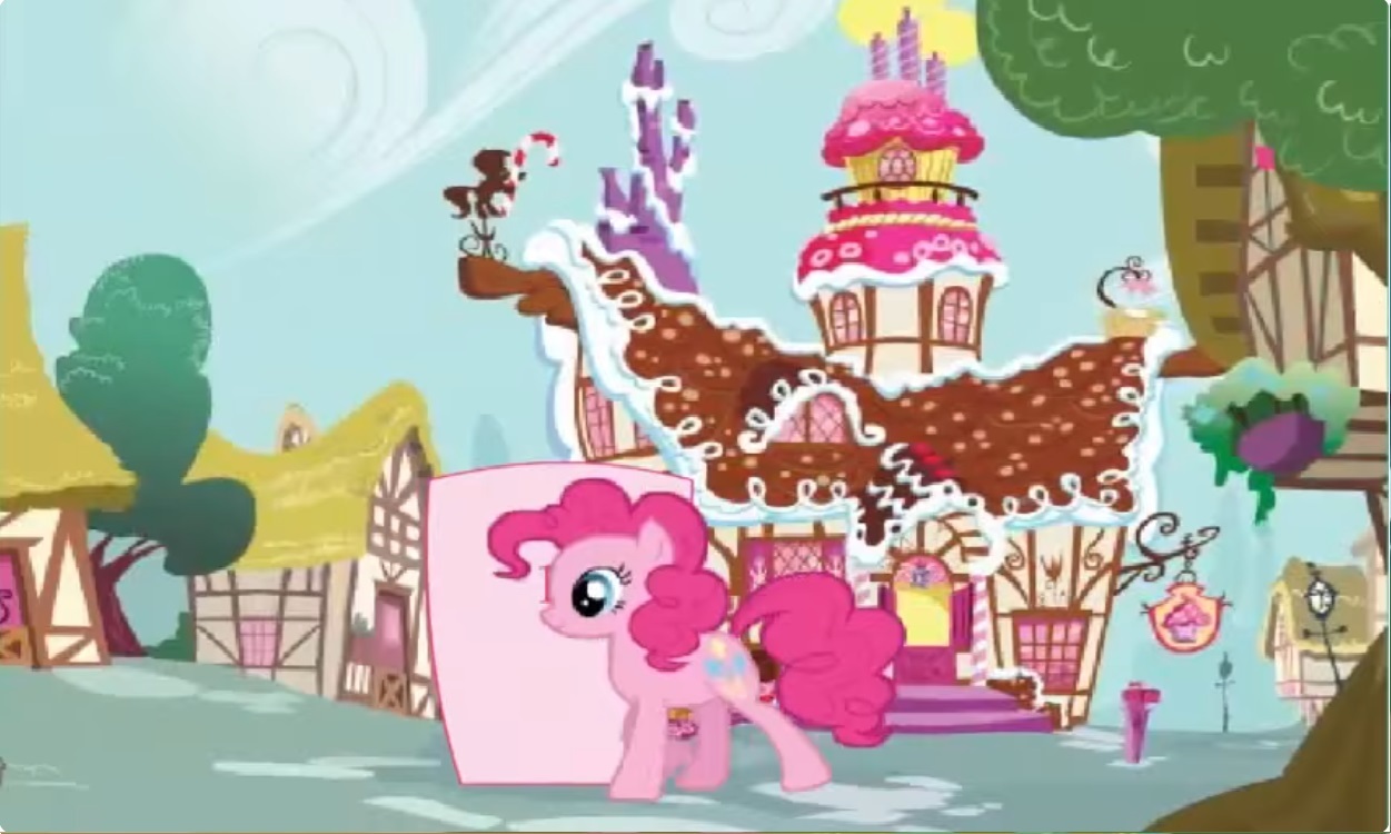 #3476649 - safe, pinkie pie, earth pony, pony, g4, collect cupcakes ...