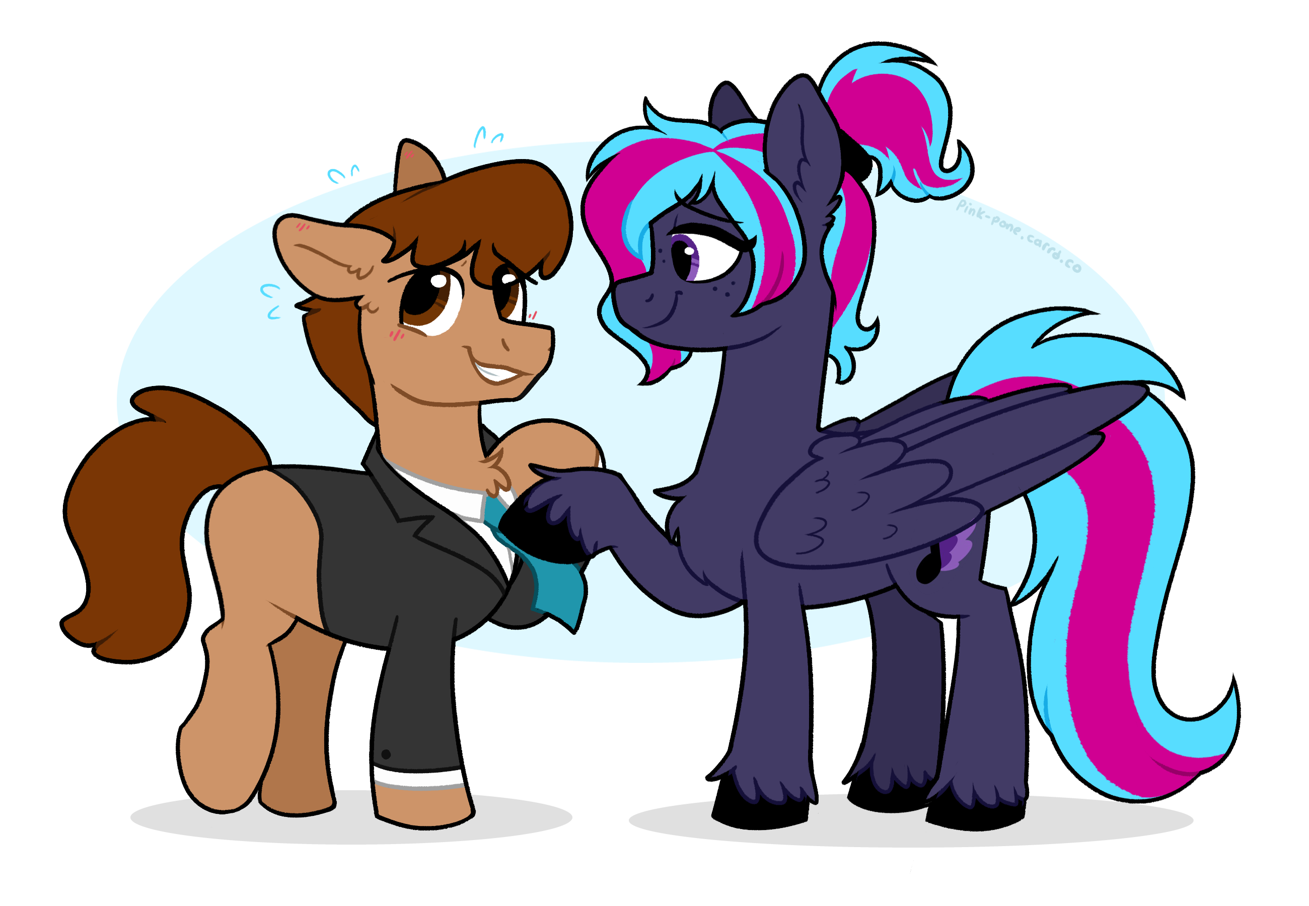 #3458414 - safe, artist:pink-pone, oc, oc only, pegasus, pony, clothes, female, male, mare ...