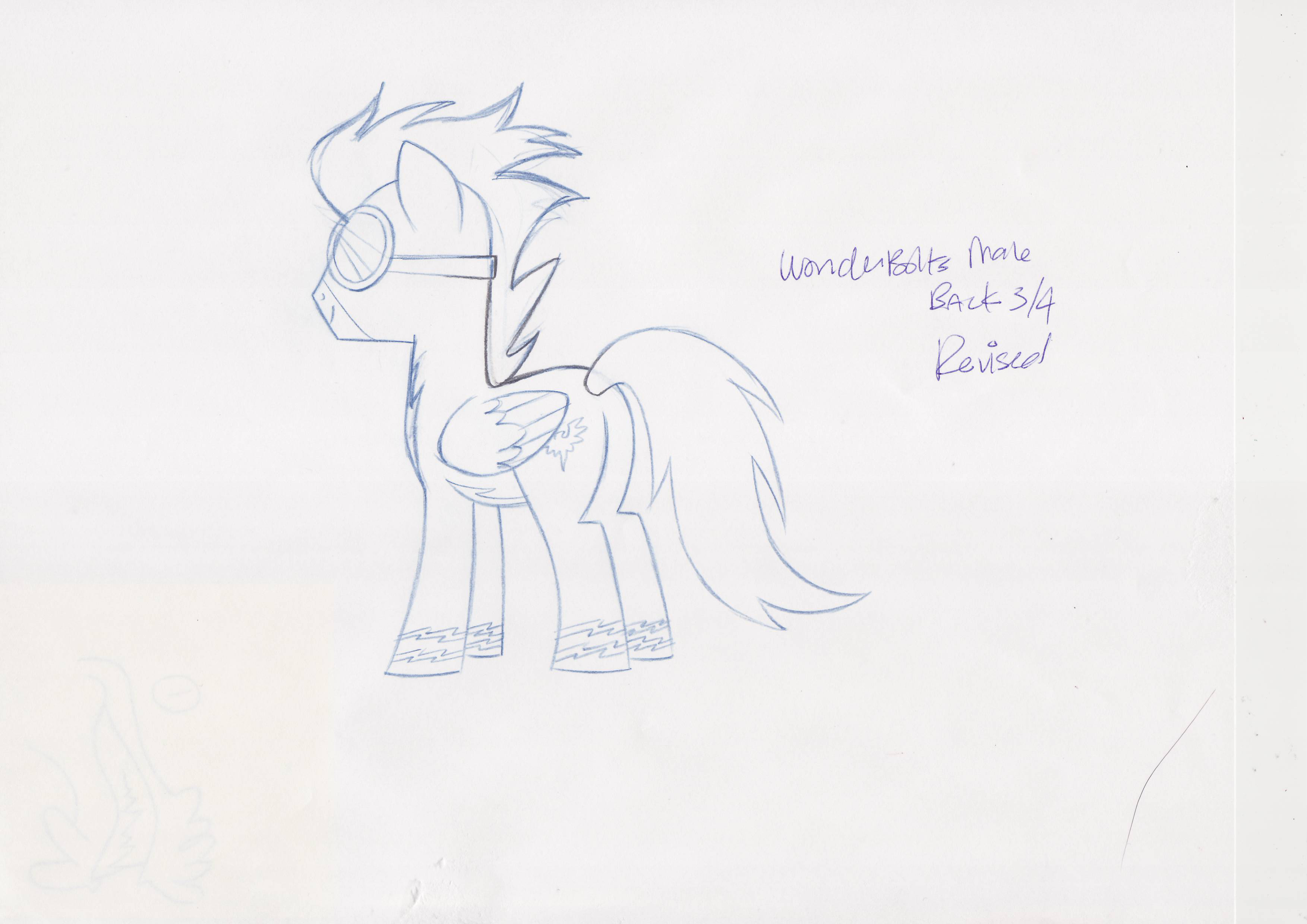 #3458598 - safe, pegasus, pony, g4, official, leak, clothes, concept ...