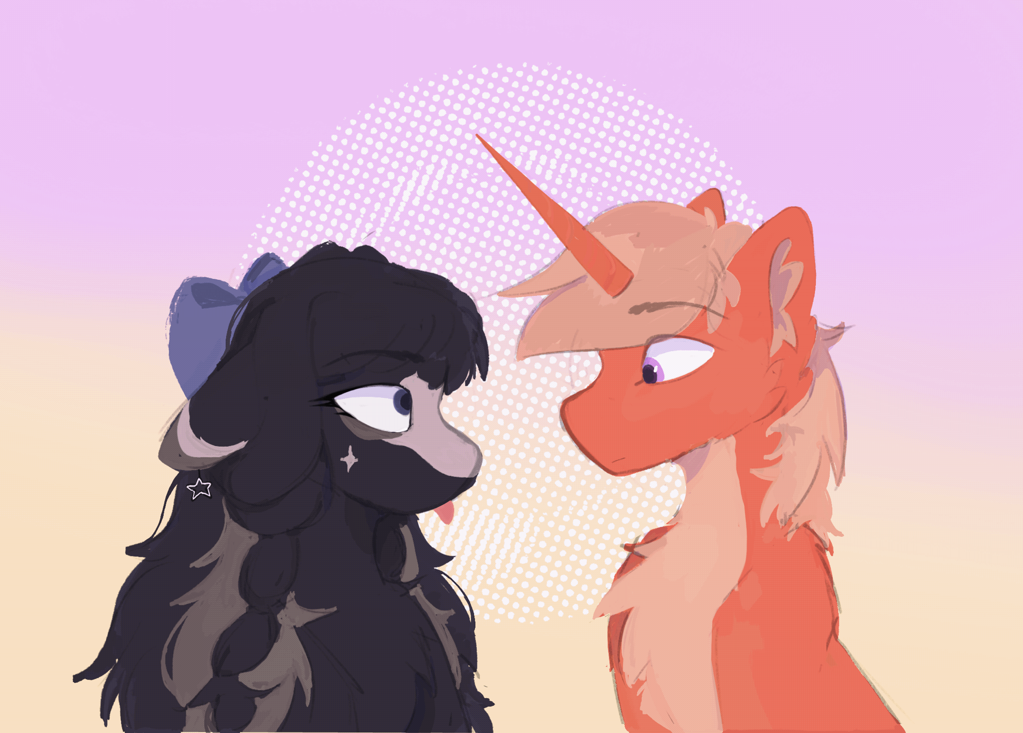 #3459585 - safe, artist:shpoof, oc, oc only, oc:flame, oc:velvet, earth ...