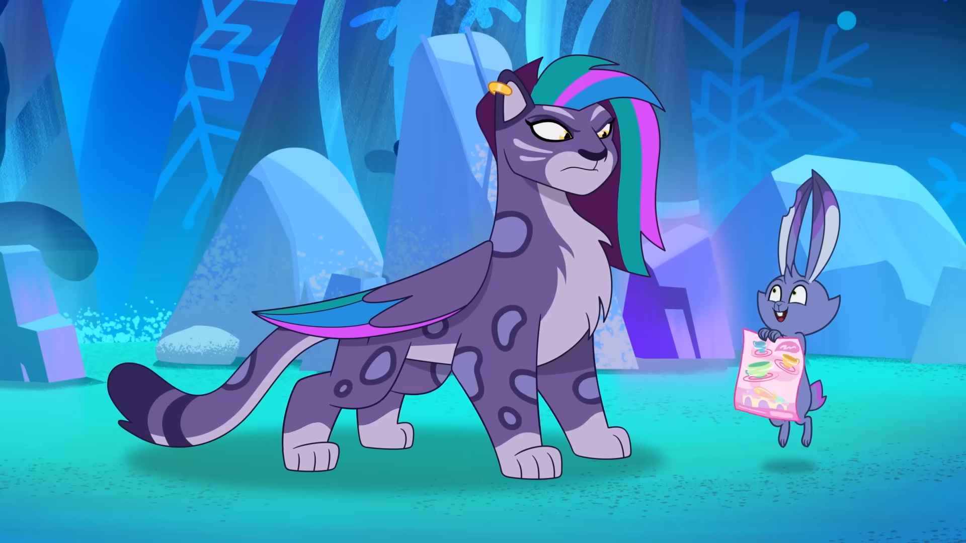 #3459943 - safe, screencap, allura, twitch (g5), aq bars, big cat ...