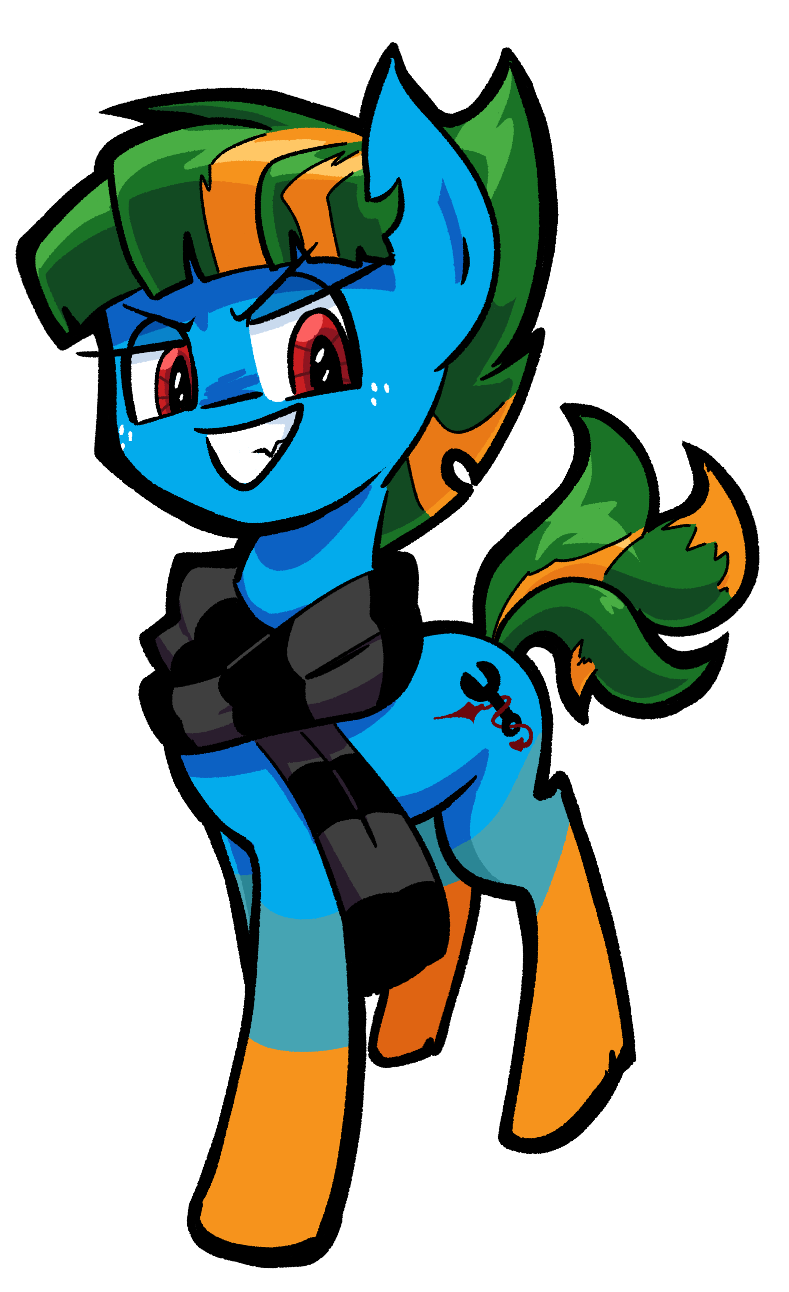 #3484605 - safe, artist:yamston, oc, oc only, oc:mango loco, earth pony ...