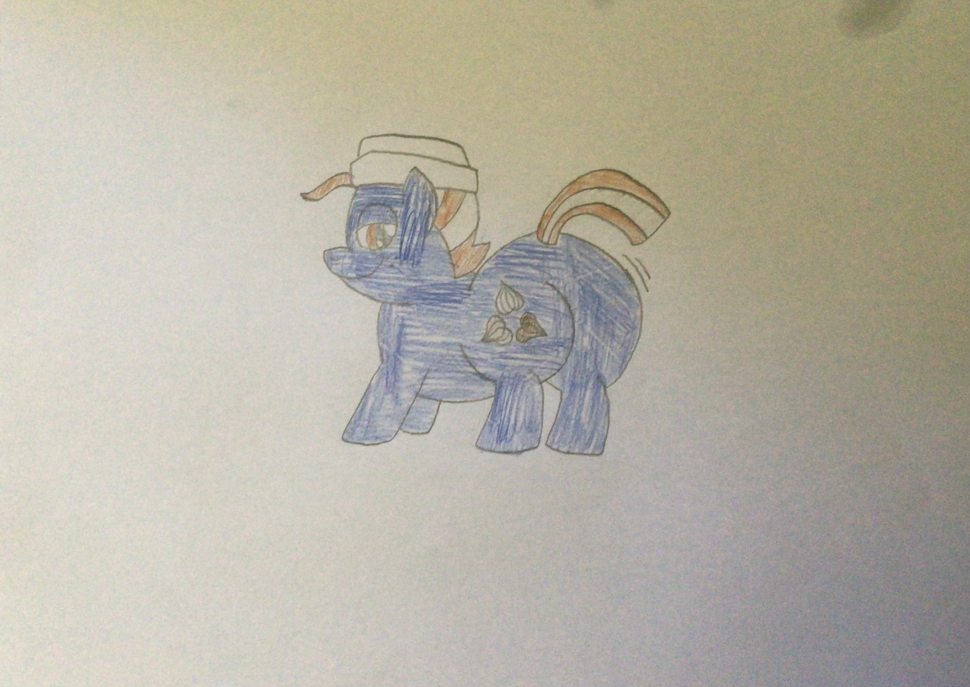 #3485701 - safe, artist:hritz123, oc, oc:fudge cookie, earth pony, butt ...