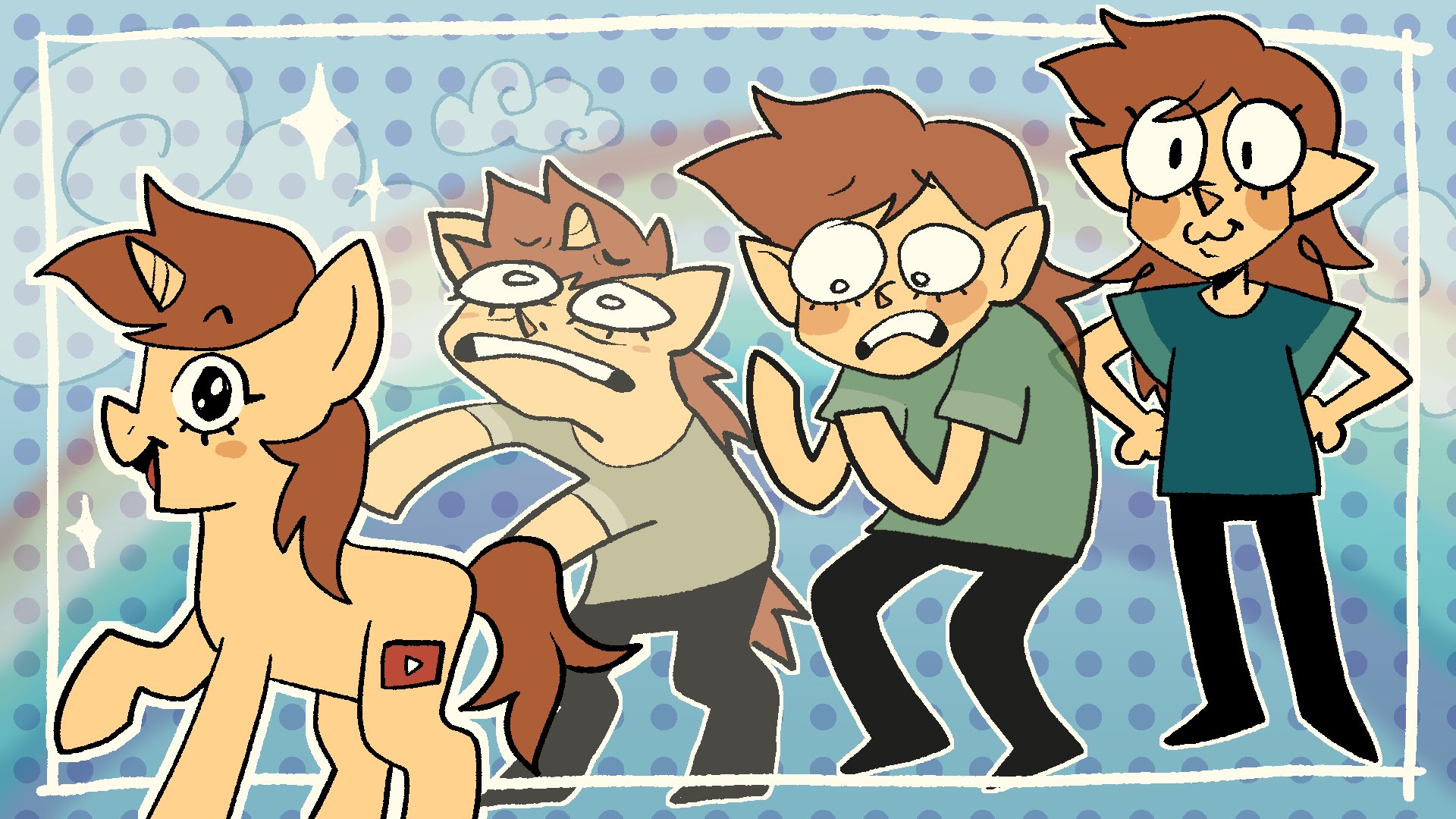 #3486044 - safe, artist:kelseyanimated, oc, oc only, human, pony ...