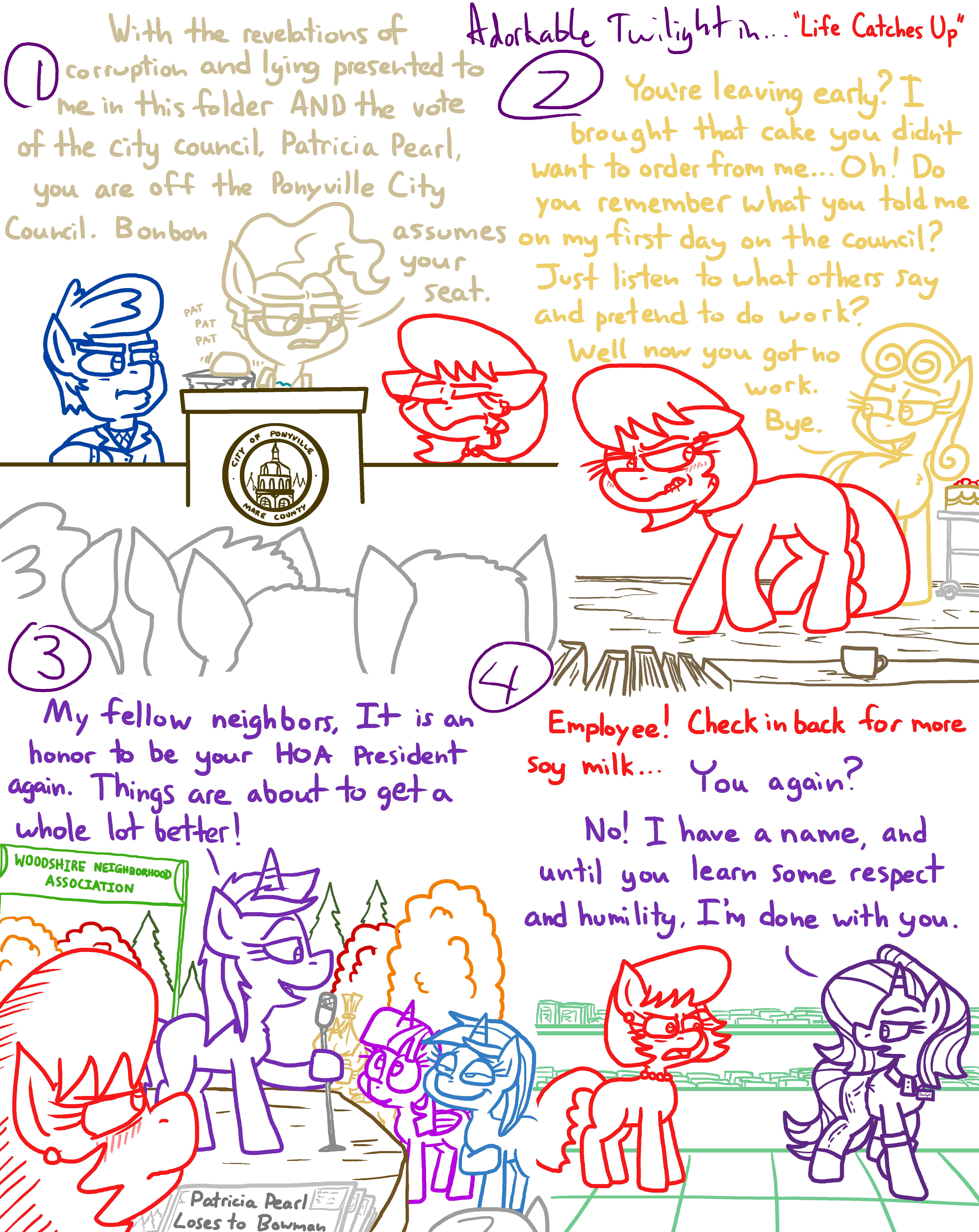 #3486238 - safe, artist:adorkabletwilightandfriends, amethyst star, bon ...