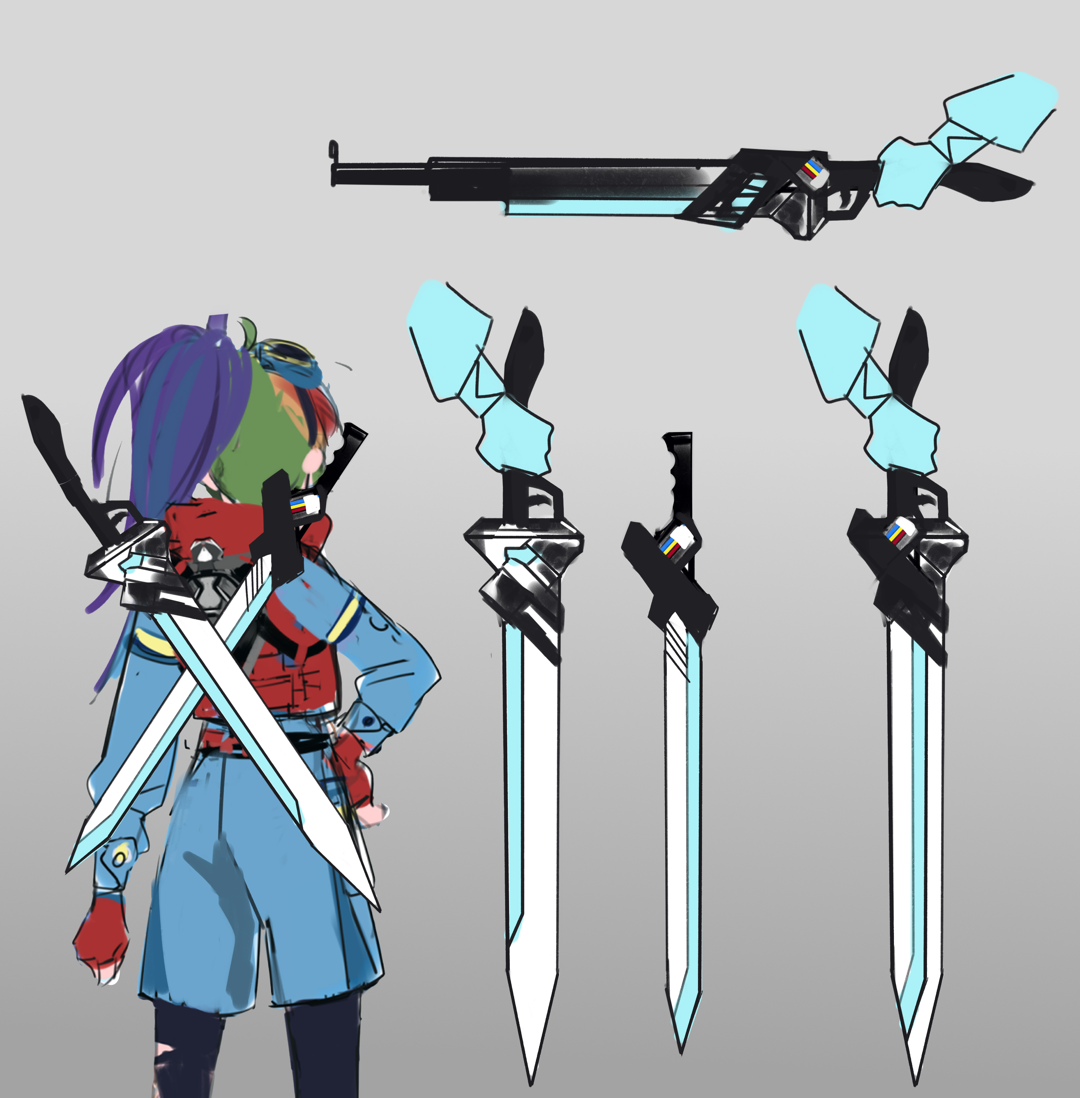 #3486780 - safe, artist:卯卯七, rainbow dash, human, g4, clothes, female ...