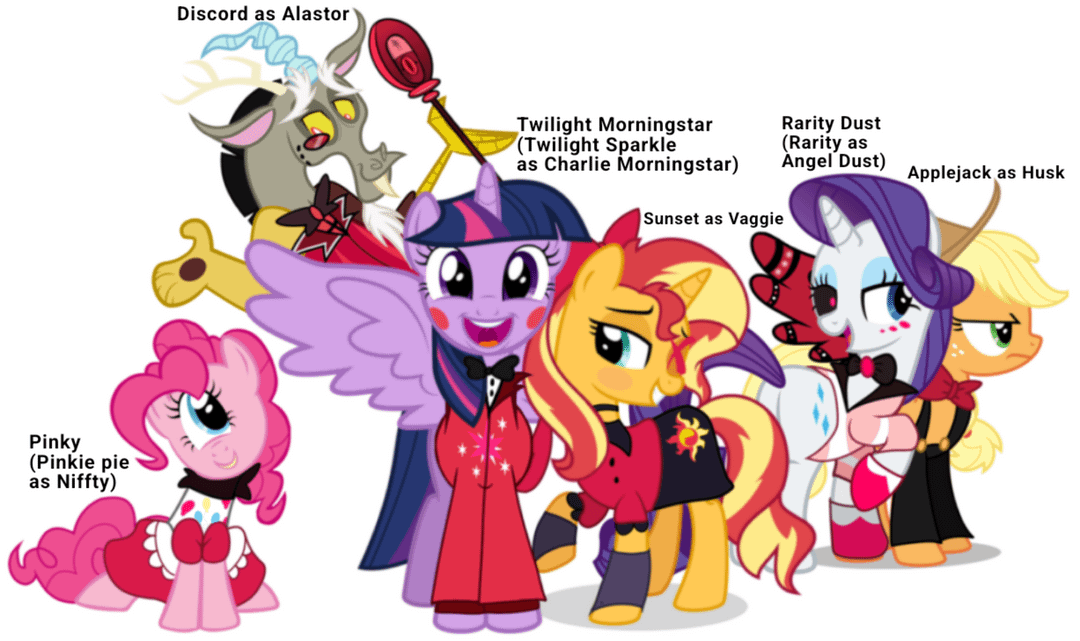 #3489659 - safe, artist:proof-exchange-4003, applejack, discord, pinkie ...