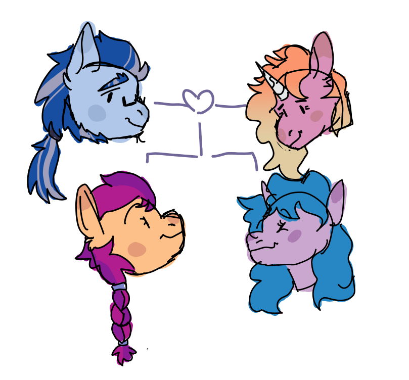 #3491856 - safe, artist:arsonrabbit, argyle starshine, izzy moonbow ...