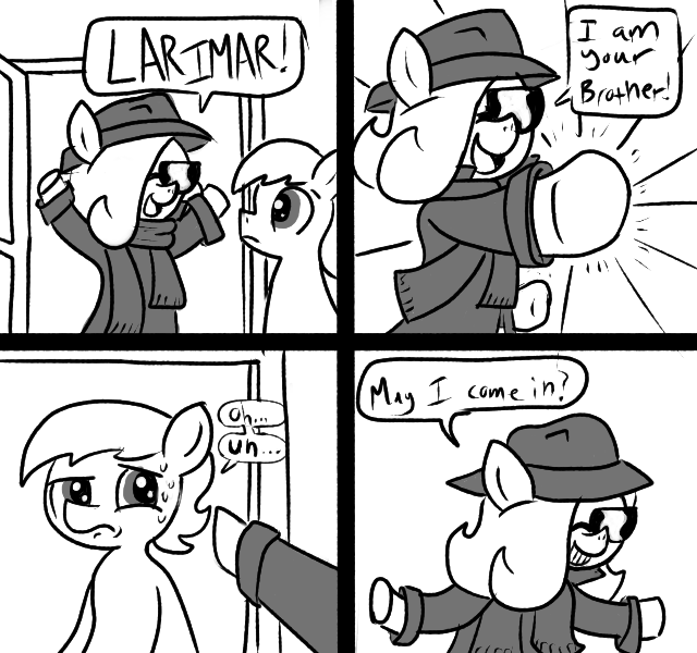 #3492223 - safe, artist:ficficponyfic, oc, oc only, oc:emerald jewel, oc:larimar, earth pony ...