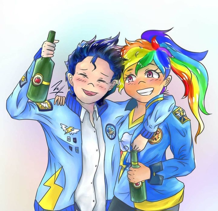 #3492253 - artist needed, source needed, safe, rainbow dash, soarin ...