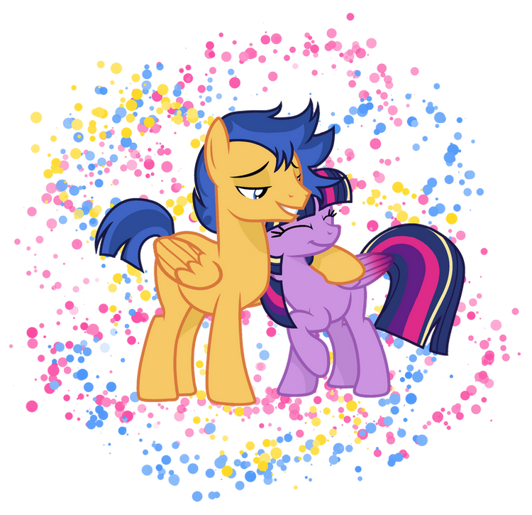#3492408 - safe, artist:amago9, flash sentry, twilight sparkle, alicorn ...
