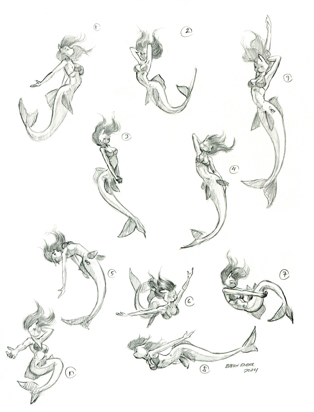 #3492460 - safe, artist:baron engel, octavia melody, mermaid, merpony ...