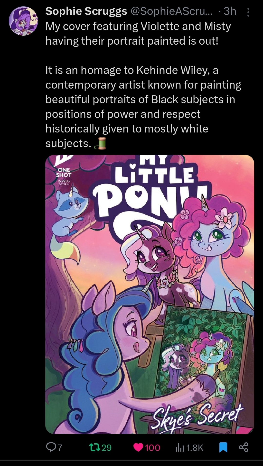 #3492670 - safe, artist:sophie scruggs, idw, izzy moonbow, misty brightdawn, violette rainbow ...