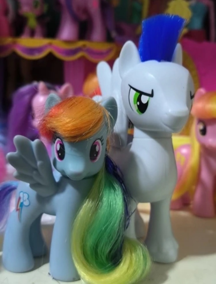 #3493456 - safe, rainbow dash, soarin', pegasus, pony, g4, doll, female ...