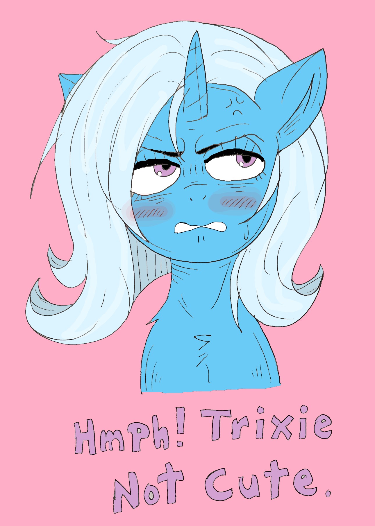 #3493872 - safe, artist:poneigh777, derpibooru exclusive, trixie, pony ...