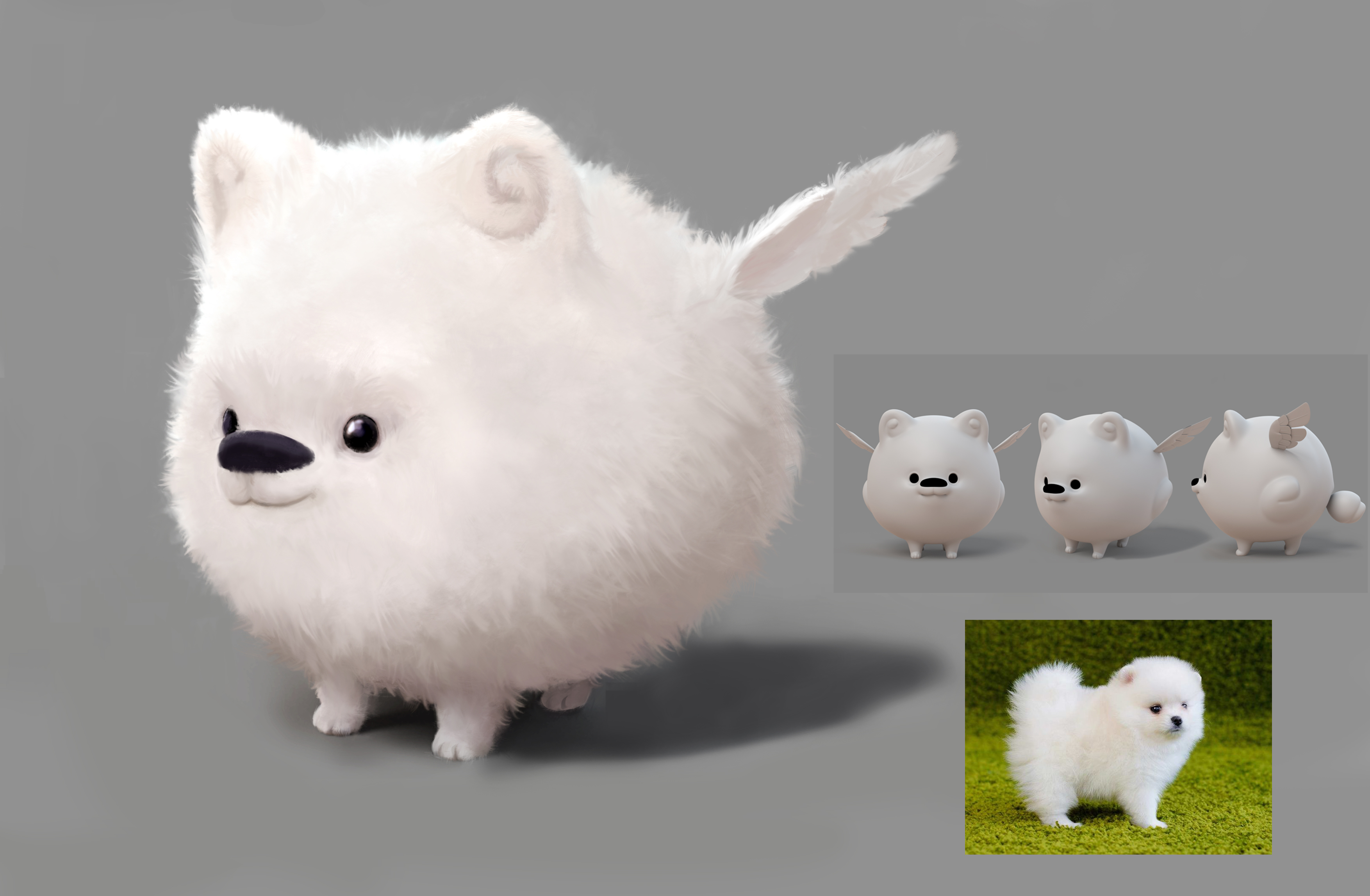 #3497719 - safe, boulder media, cloudpuff, dog, flying pomeranian ...