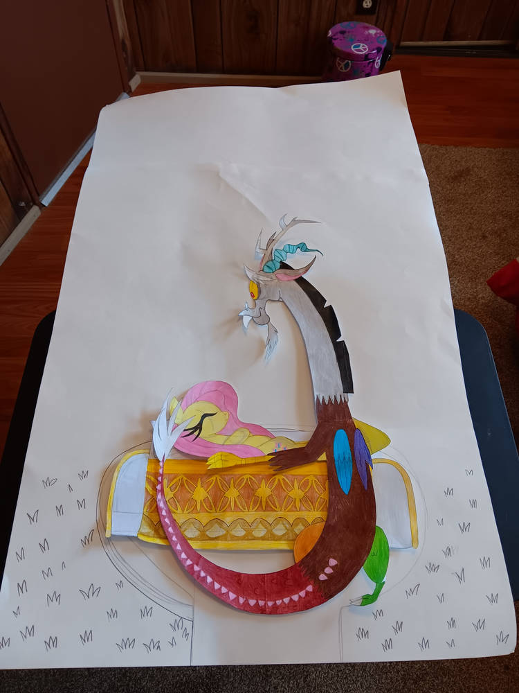 #3497789 - safe, artist:yenne97, implied discoshy, implied shipping ...