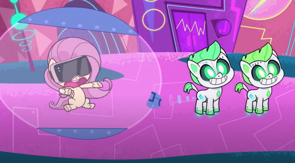 #3498611 - safe, screencap, fluttershy, mecha pony, pegasus, pony ...