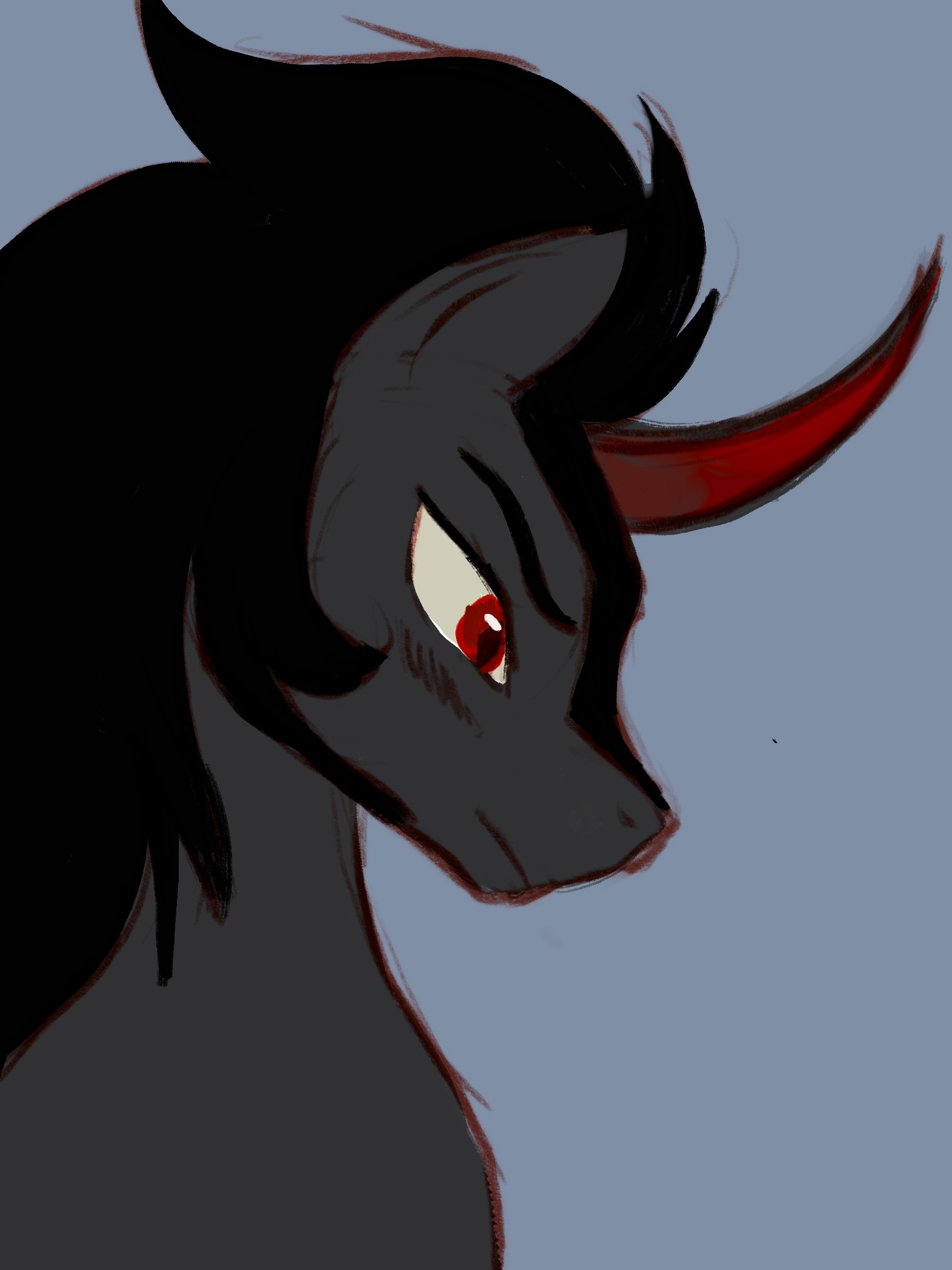 #3480255 - safe, artist:amanecerlobo, king sombra, pony, umbrum ...