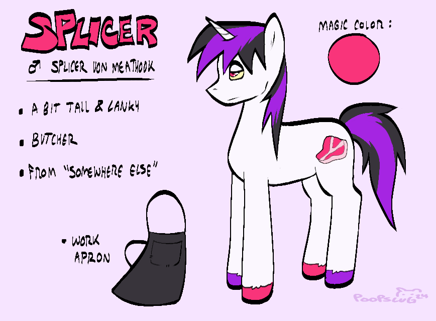 #3480990 - safe, artist:poopslug, oc, oc only, oc:splicer von meathook ...