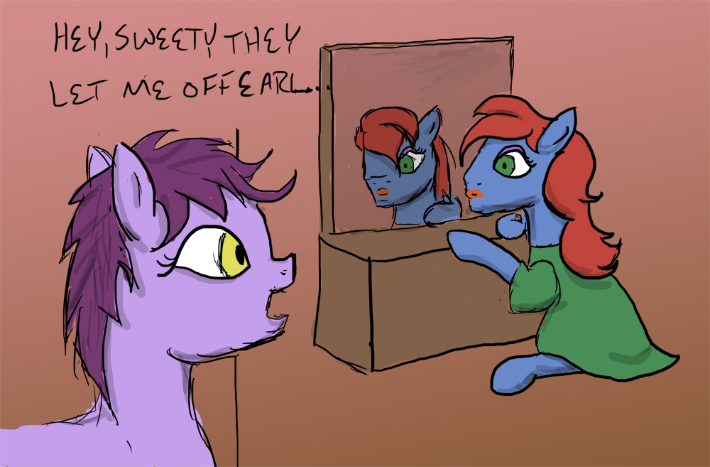 #3483497 - safe, artist:jberg18, pony, atg 2013, caught, clothes ...