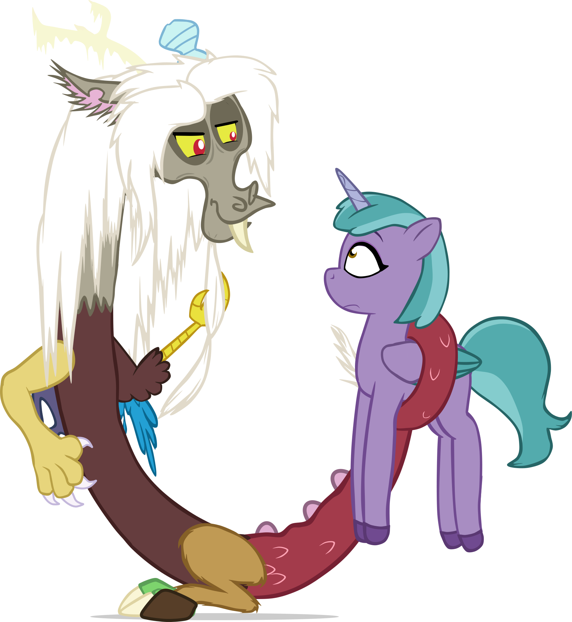 #3483520 - safe, artist:equestriaexploration, idw, discord, shiny ...