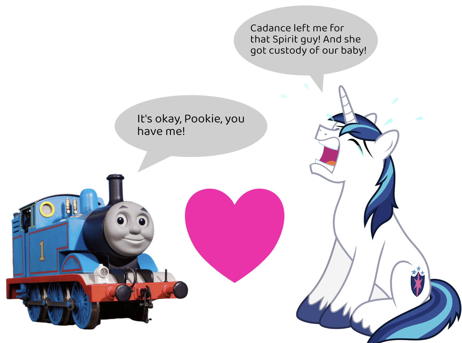 #3499501 - safe, shining armor, g4, crying, heart, shipping, simple ...