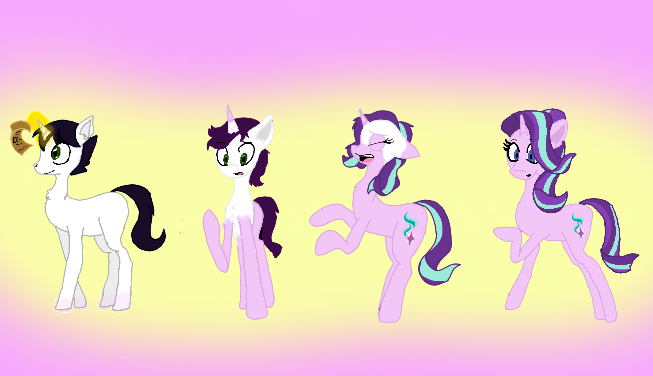 #3505403 - safe, artist:toffee-the-dingo, starlight glimmer, oc, pony ...