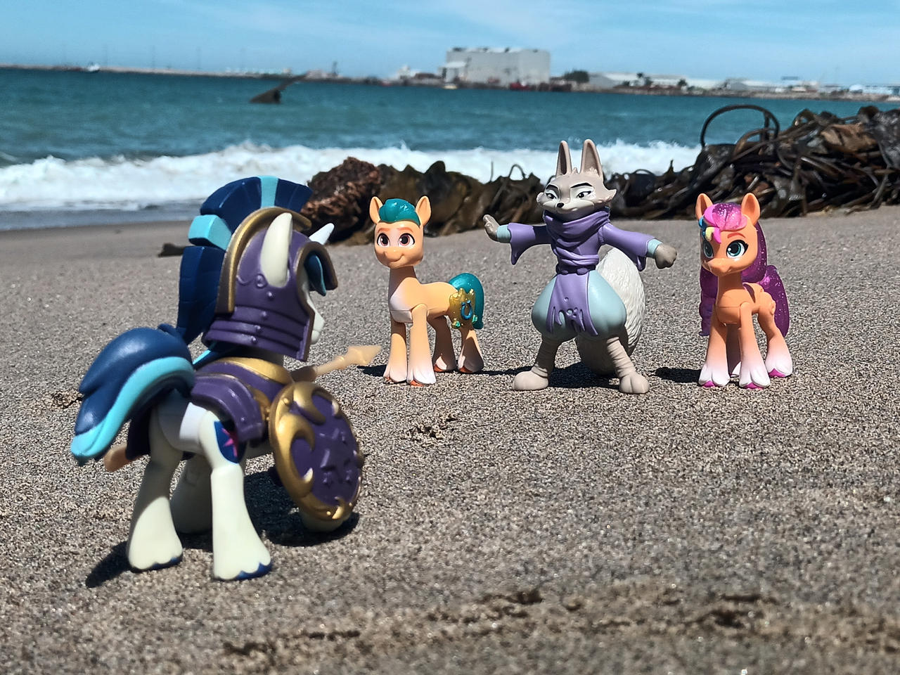 #3506084 - safe, artist:dingopatagonico, hitch trailblazer, shining ...