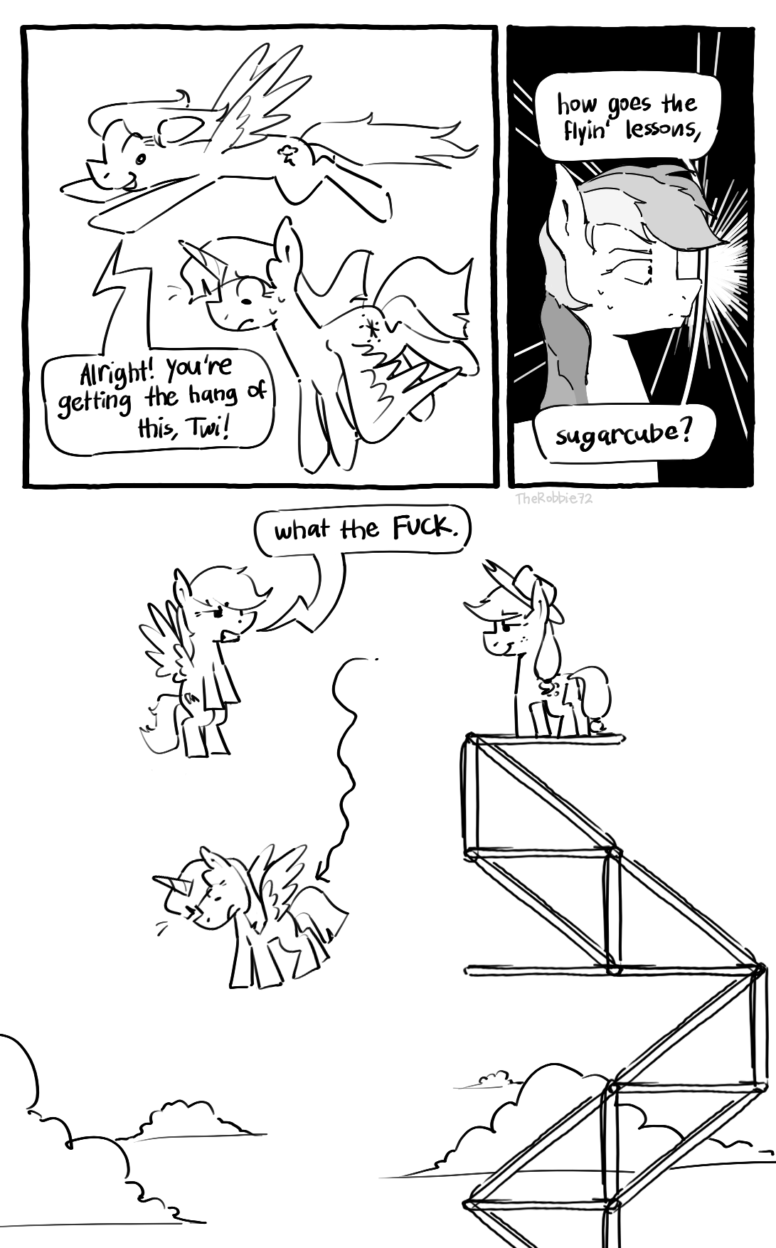 #3507053 - safe, artist:the---robbie72, applejack, rainbow dash ...