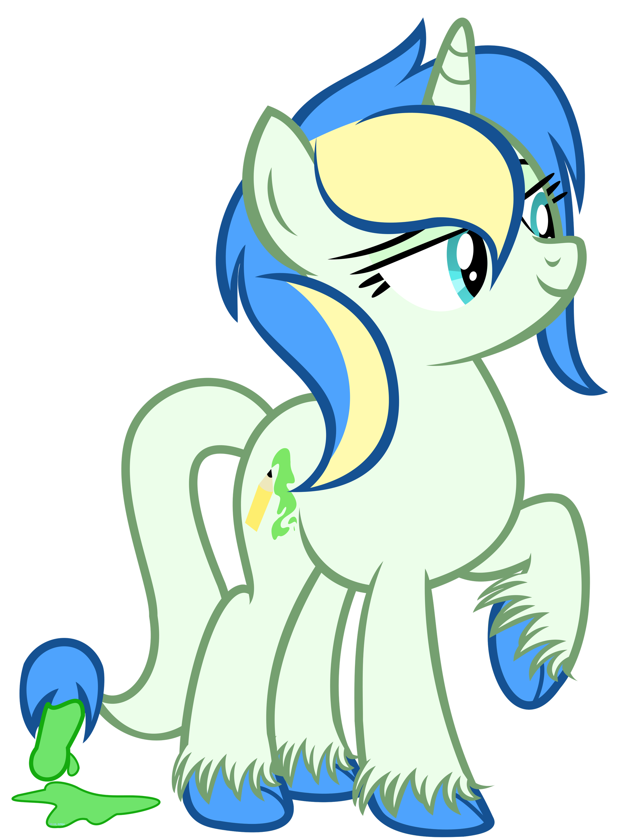 #3508299 - safe, artist:silverswirls15, oc, classical unicorn, pony ...