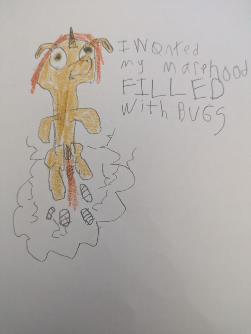 #3509784 - explicit, oc, oc:roddy piper, insect, female, grubs, mare ...