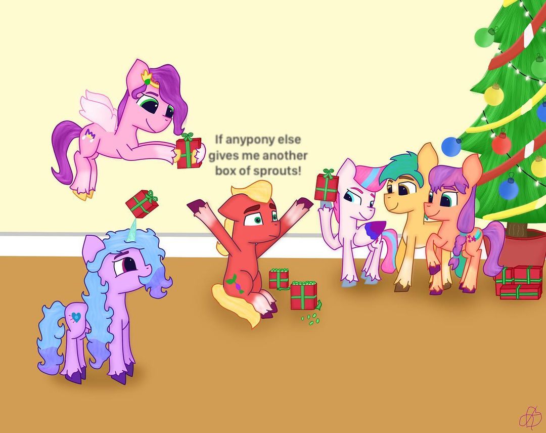 #3510086 - safe, artist:heart k art, hitch trailblazer, izzy moonbow ...