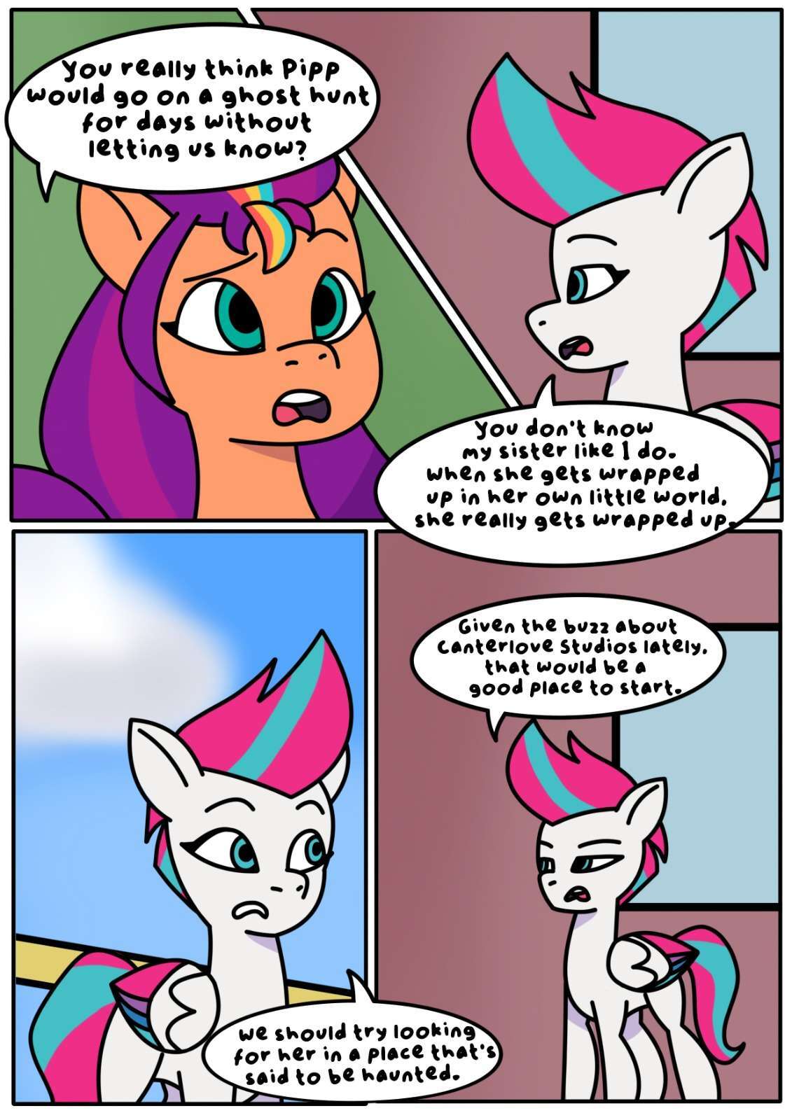 #3510101 - safe, artist:delilah1_riley, sunny starscout, zipp storm ...