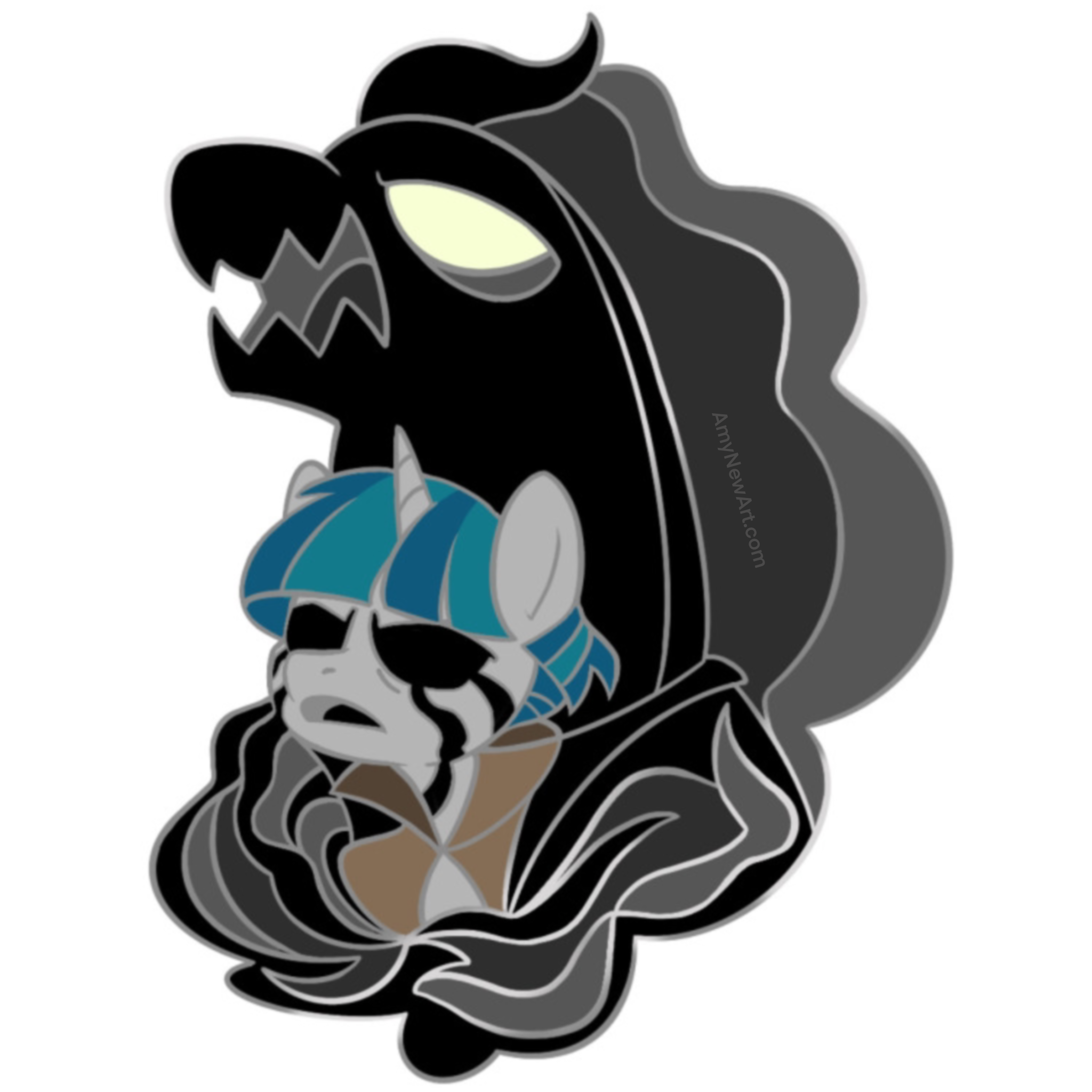 #3511386 - safe, artist:amynewblue, pony of shadows, stygian, unicorn ...