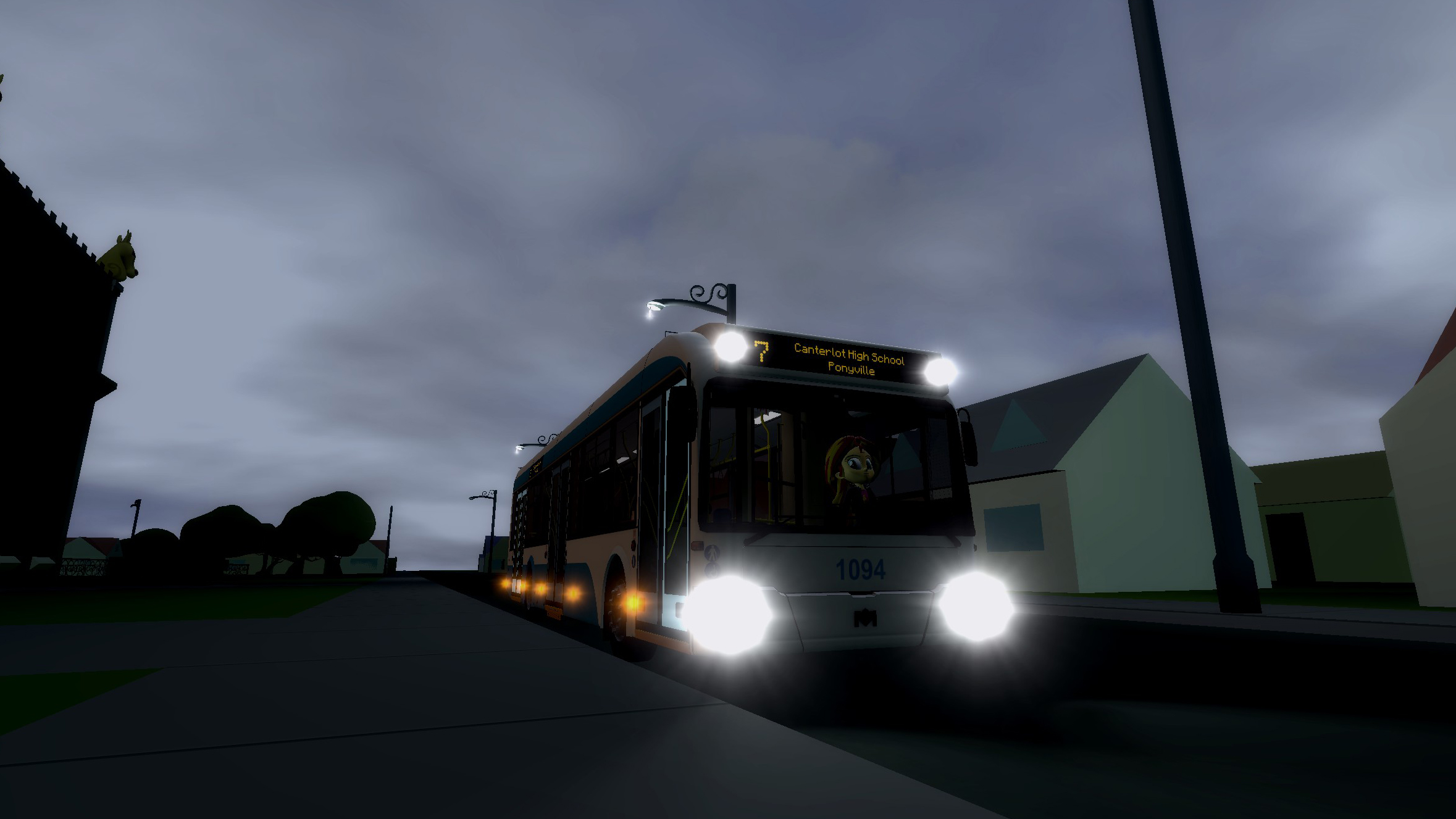 #3500087 - safe, sunset shimmer, equestria girls, g4, 3d, bus, gmod ...