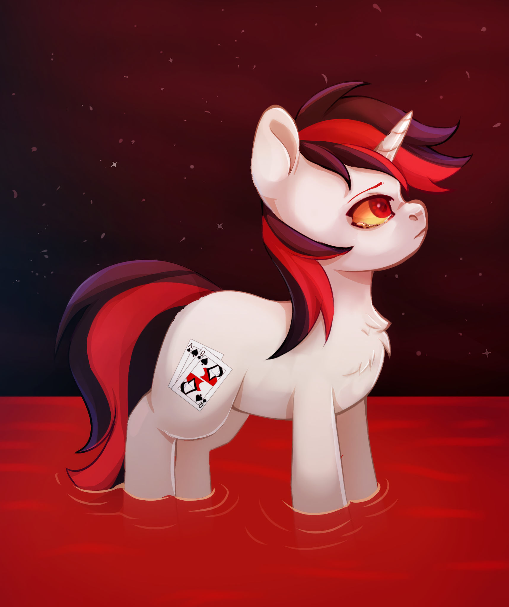 #3514426 - semi-grimdark, oc, oc only, oc:blackjack, pony, unicorn, fallout equestria, fallout ...