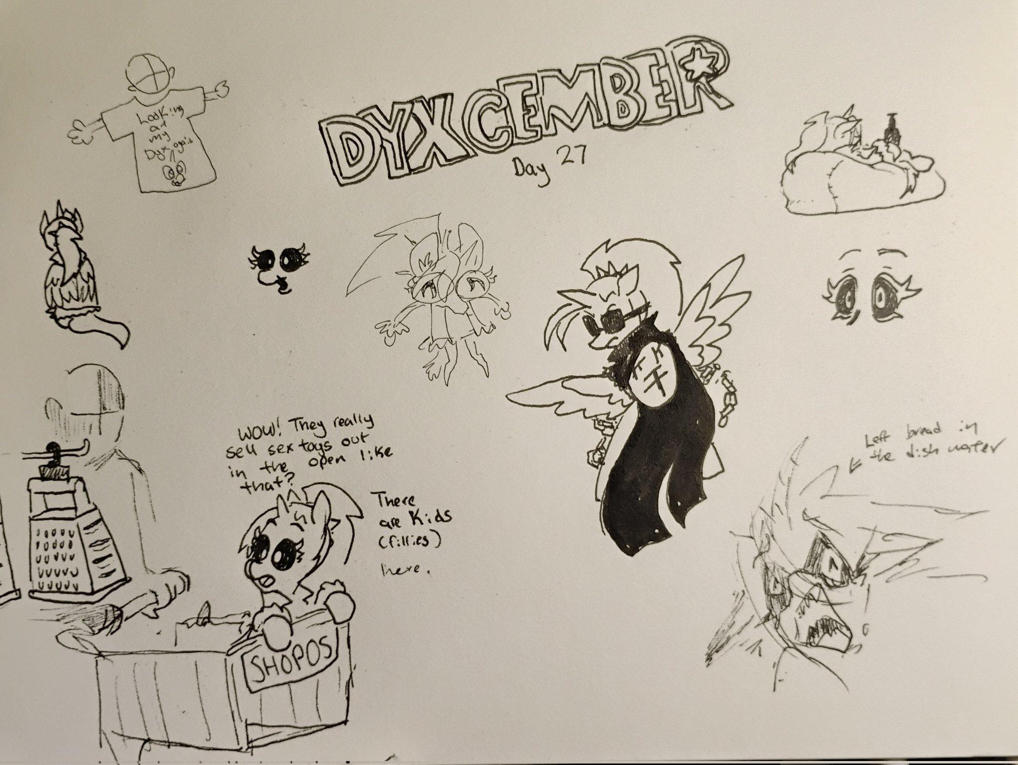 #3516501 - safe, artist:pony quarantine, oc, oc only, oc:dyx, oc ...